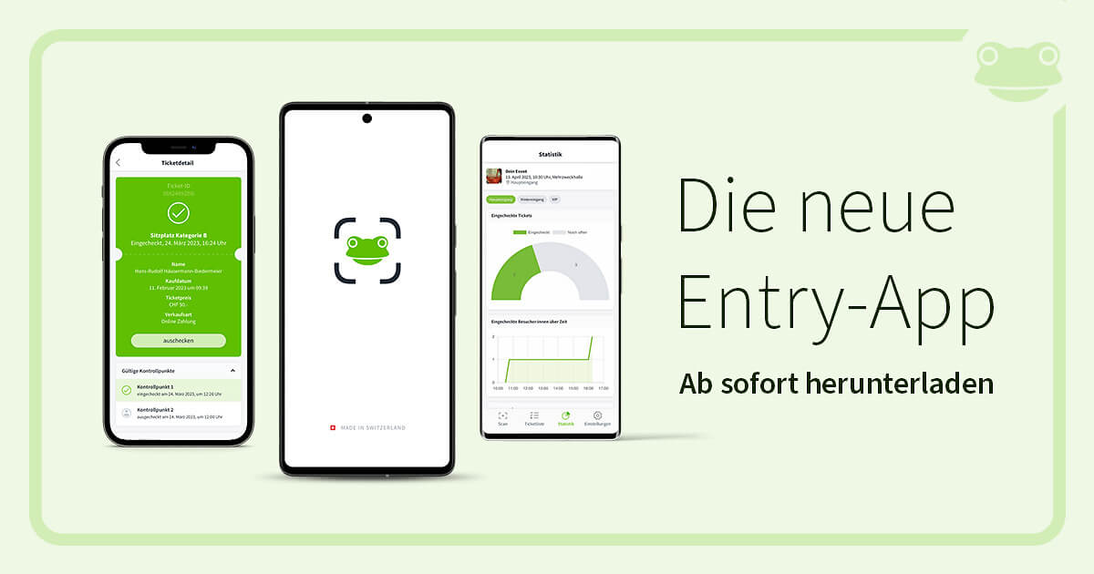 Einlasskontrolle per App: Tickets mit dem Smartphone scannen.