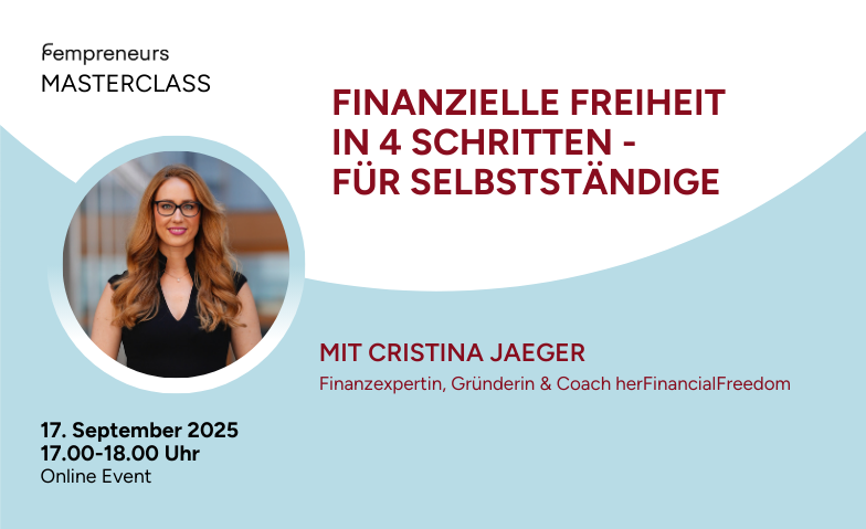 Finanzielle Freiheit in 4 Schritten für selbstständige Fraue | Cours : coaching