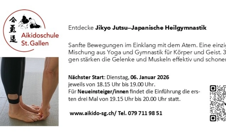 Jikyo Jutsu – Japanische Heilgymnastik in St. Gallen | Courses & Seminars