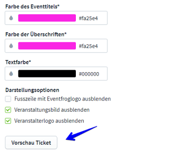 Tickets erstellen - Wie kann ich das Ticketdesign selbst gestalten?